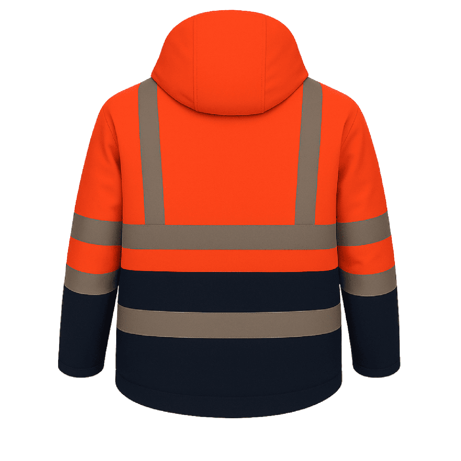 PARKA BICOLOR NARANJA AZUL ACKERLAND - Comproseg